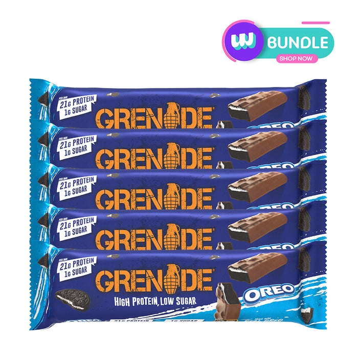 GRENADE OREO PROTEIN BAR 60 G (LAST CHANCE) x5